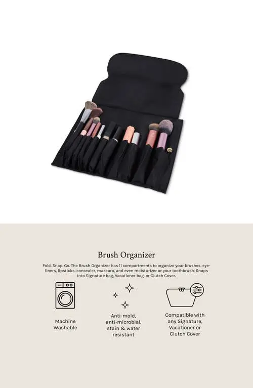 KUSSHI Brush Organizer Clutch - Pink