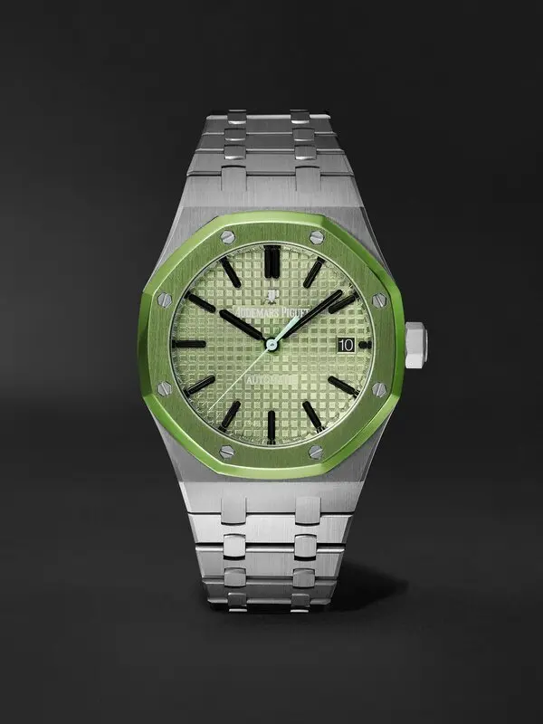 MAD Audemars Piguet Royal Oak Automatic 37mm Stainless Steel Watch - Green