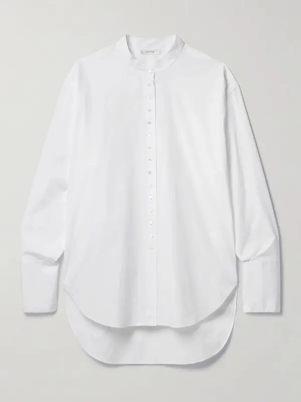 THE ROW Ridla Cotton-poplin Shirt
