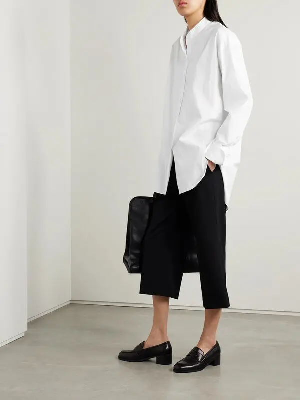 THE ROW Ridla Cotton-poplin Shirt