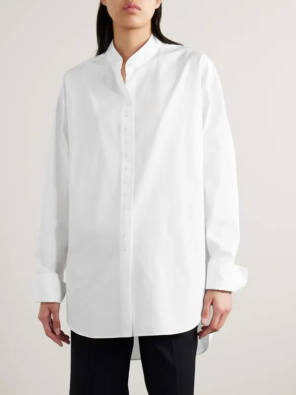 THE ROW Ridla Cotton-poplin Shirt