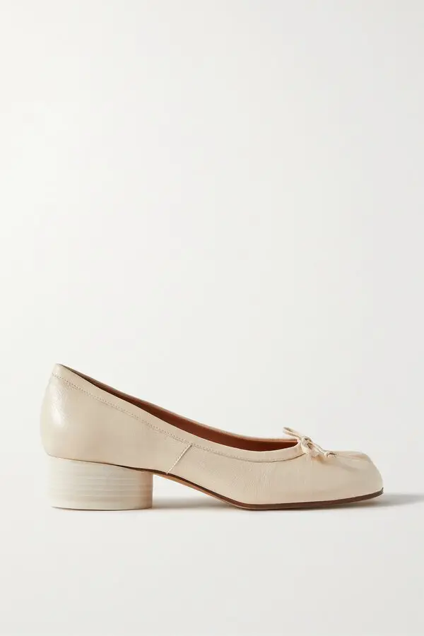 MAISON MARGIELA Tabi Split-toe Leather Ballet Flats