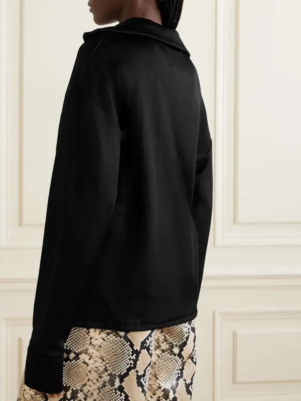 JIL SANDER Jersey Half-zip Sweatshirt