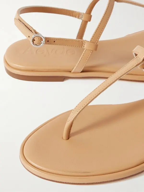 AeydĒ Nala Leather Sandals - Neutrals