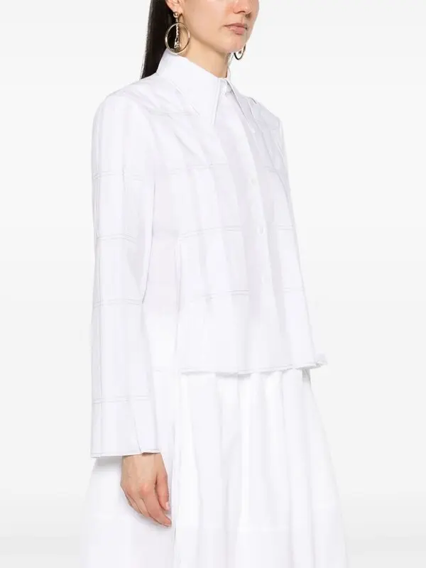 Alberta Ferretti Pleat-detail Shirt