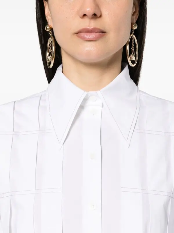 Alberta Ferretti Pleat-detail Shirt
