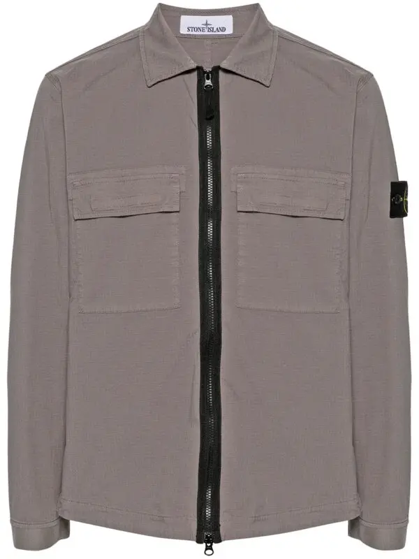 Stone Island Compass-badge Shirt Jacket