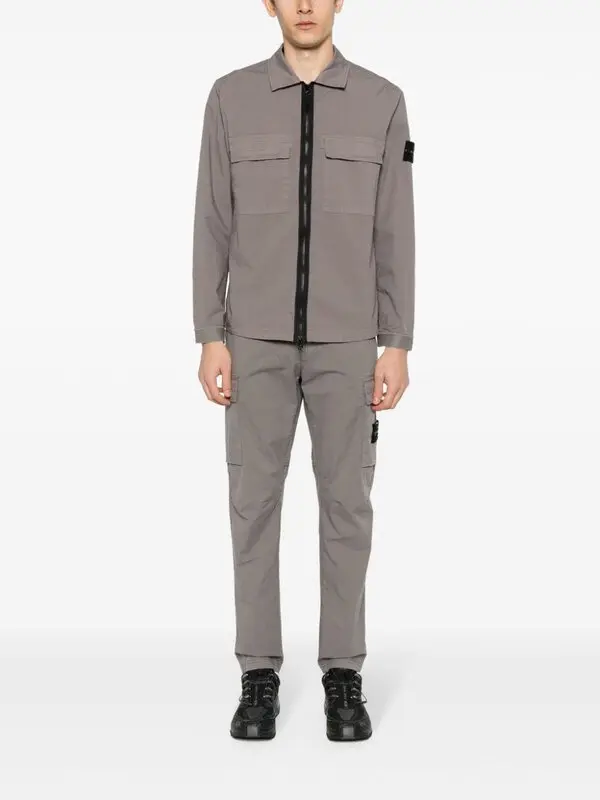 Stone Island Compass-badge Shirt Jacket