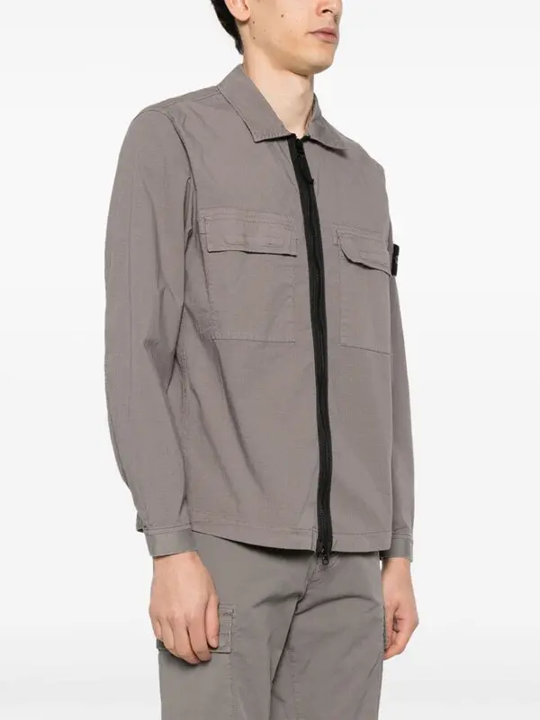 Stone Island Compass-badge Shirt Jacket