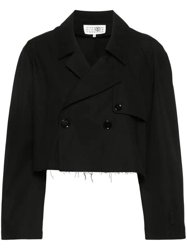 MAISON MARGIELA Double-breasted Cropped Jacket