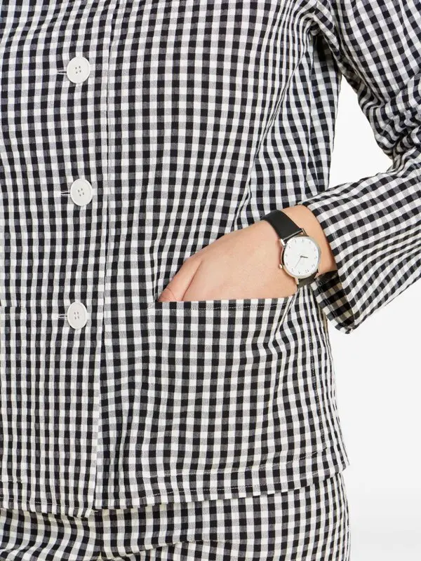 AGNÈS B. Gingham Button-up Shirt