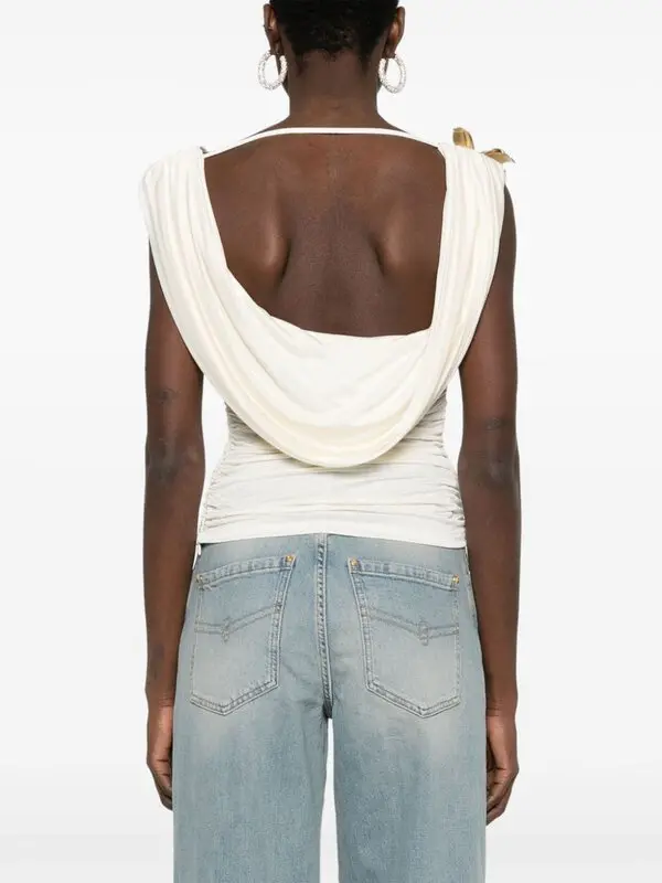 Blumarine Sleeveless Satin Top