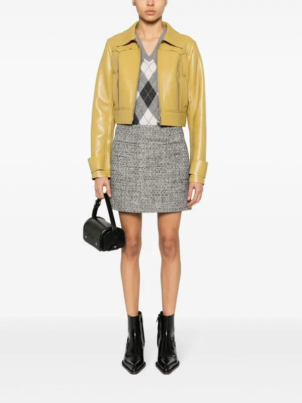 GOLDEN GOOSE Bouclé Mini Skirt
