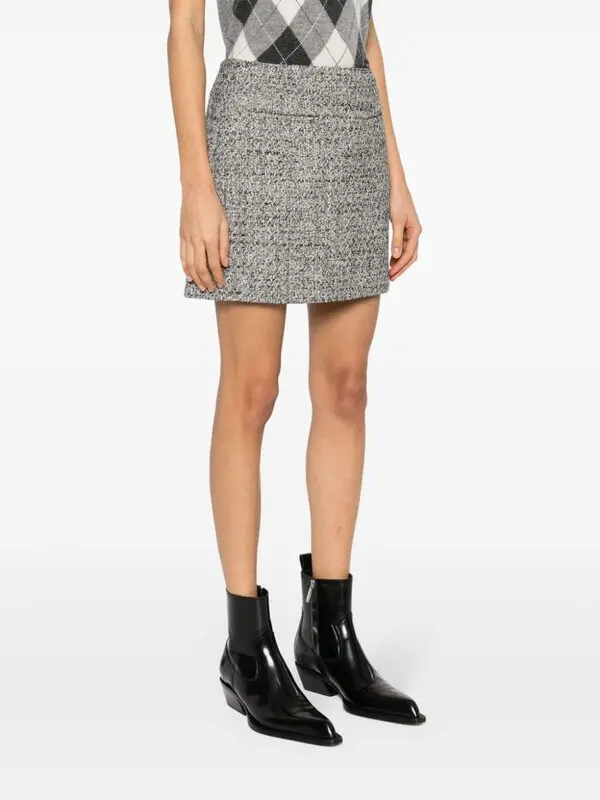 GOLDEN GOOSE Bouclé Mini Skirt