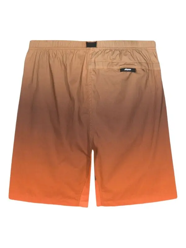 MSGM Gradient-effect Bermuda Shorts - Blue
