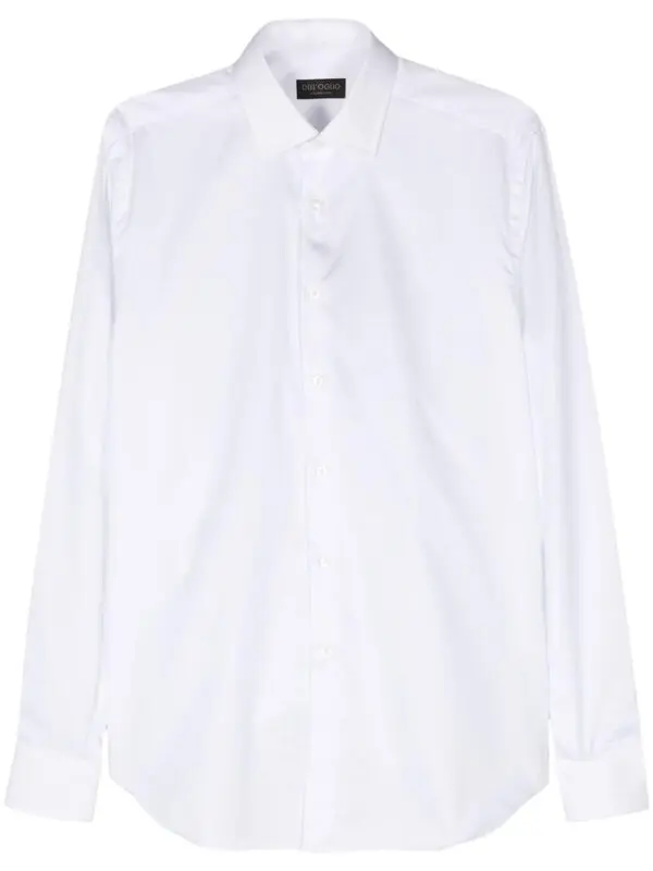 DELL'OGLIO Spread-collar Cotton Shirt