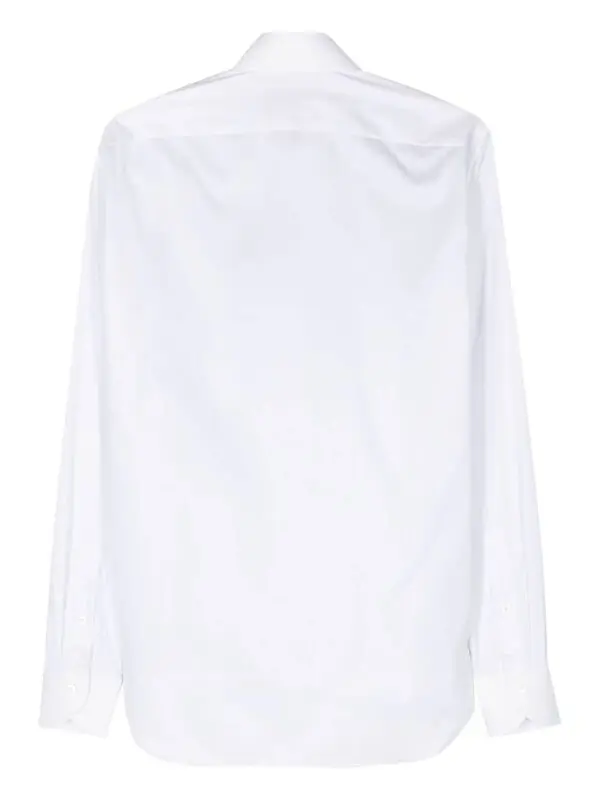 DELL'OGLIO Spread-collar Cotton Shirt