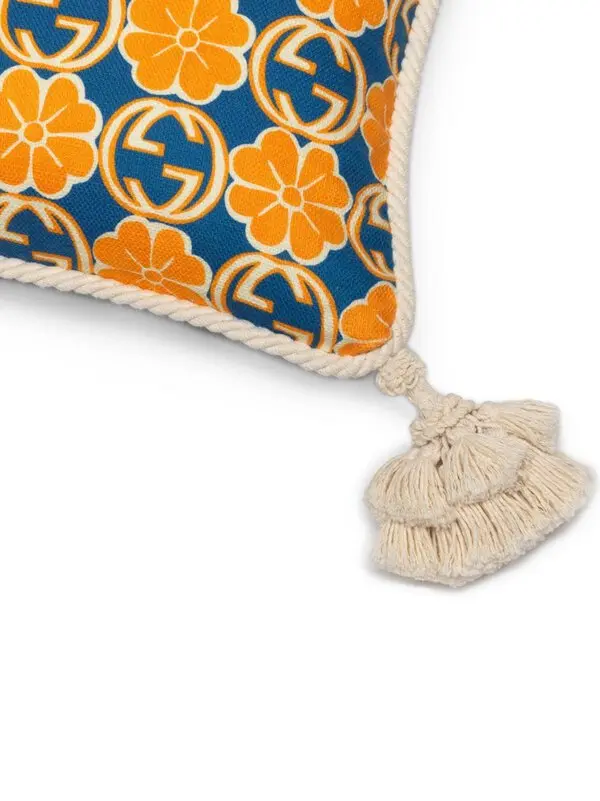 Gucci Gg Daisy Feather Cushion