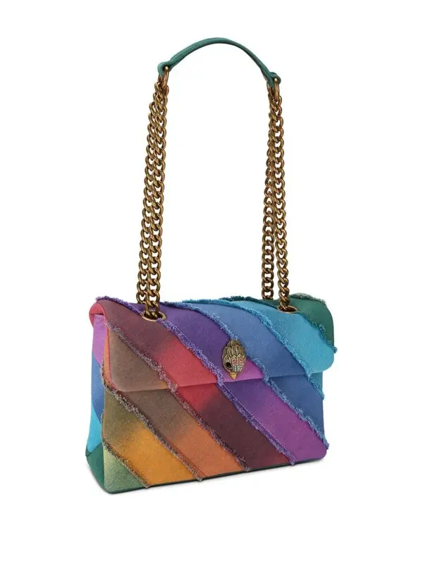Kurt Geiger Large Kensington Denim Shoulder Bag