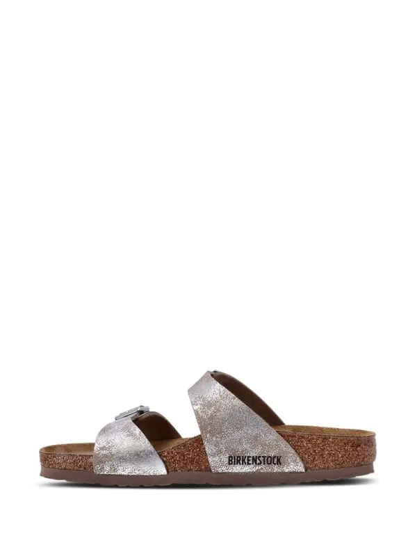 BIRKENSTOCK Sydney Metallic-effect Sandals