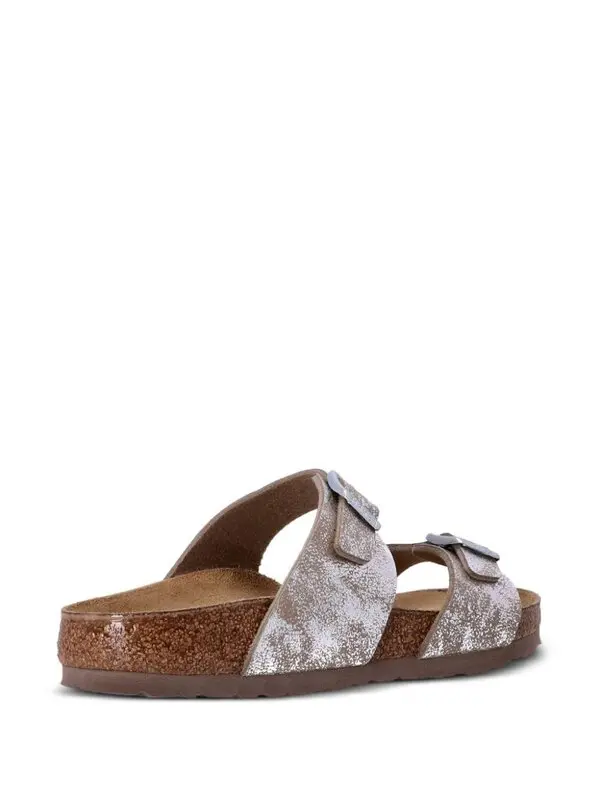BIRKENSTOCK Sydney Metallic-effect Sandals