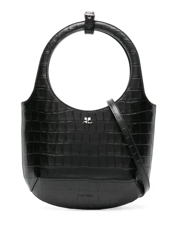 COURREGES Holy Leather Tote Bag