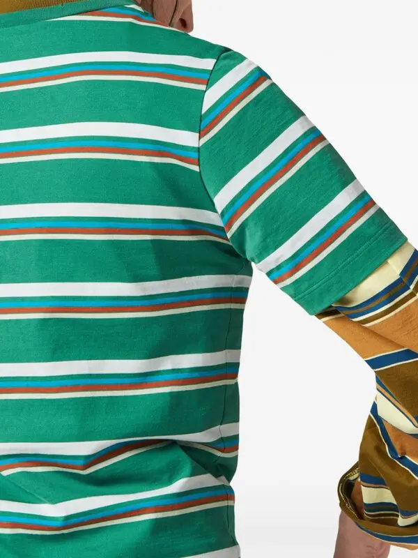 Miu Miu Striped Cotton T-shirt