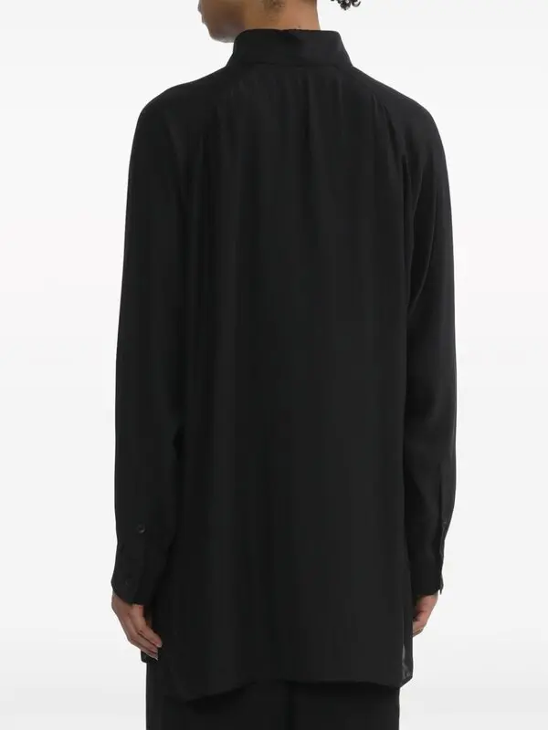 Yohji Yamamoto Oversized Silk Shirt
