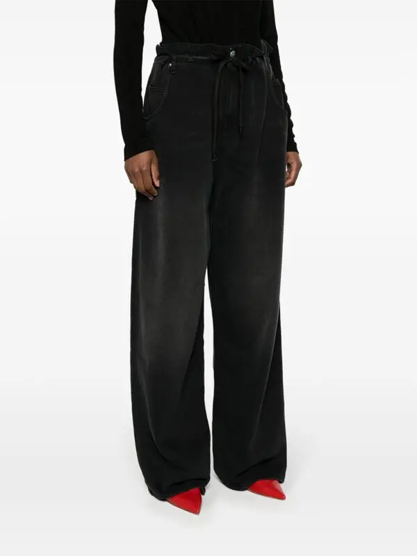 Isabel Marant Étoile Jordy High-rise Straight Jeans - Black
