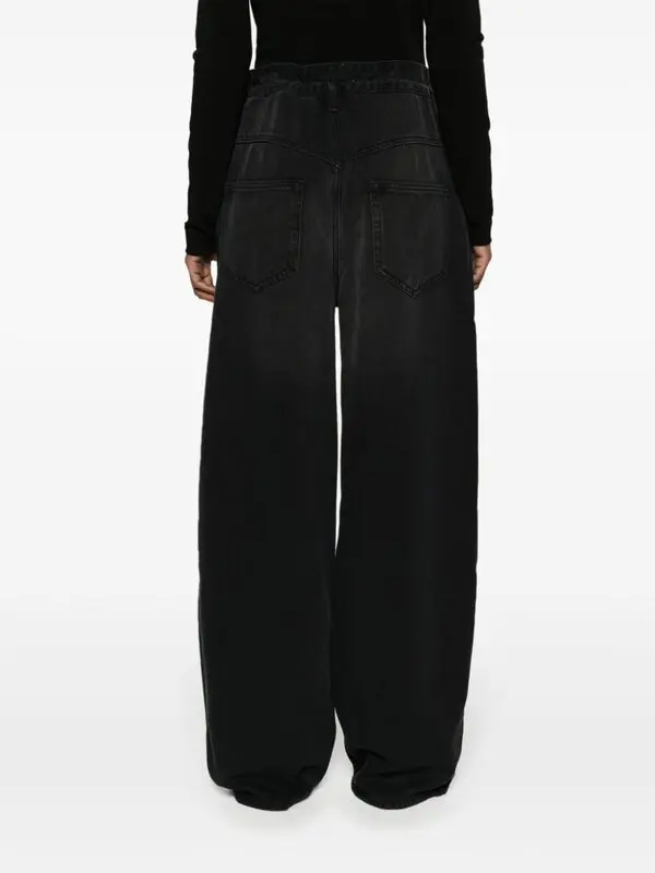 Isabel Marant Étoile Jordy High-rise Straight Jeans - Black