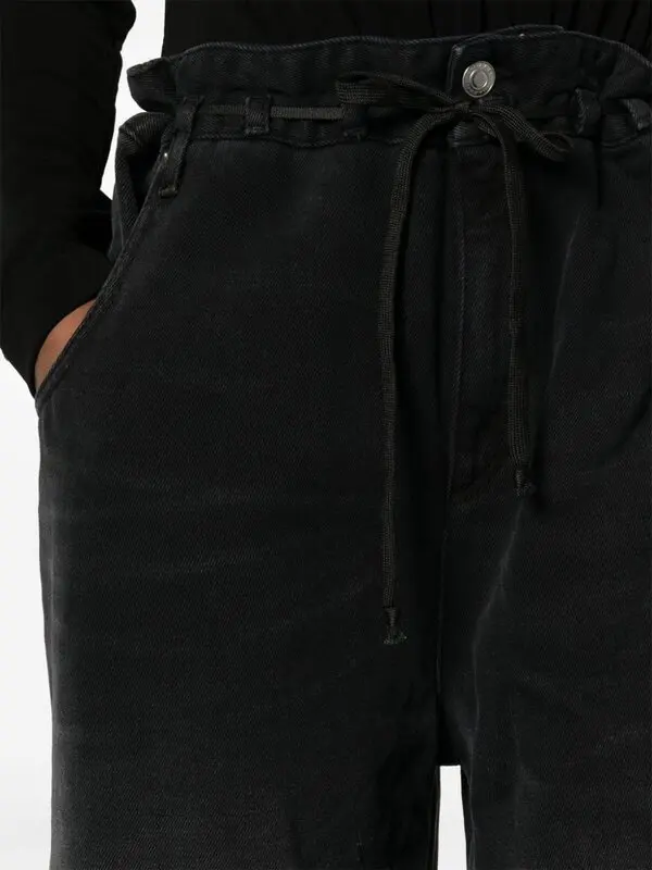 Isabel Marant Étoile Jordy High-rise Straight Jeans - Black