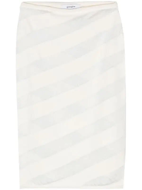 Gimaguas Zebara Semi-sheer Panel Skirt