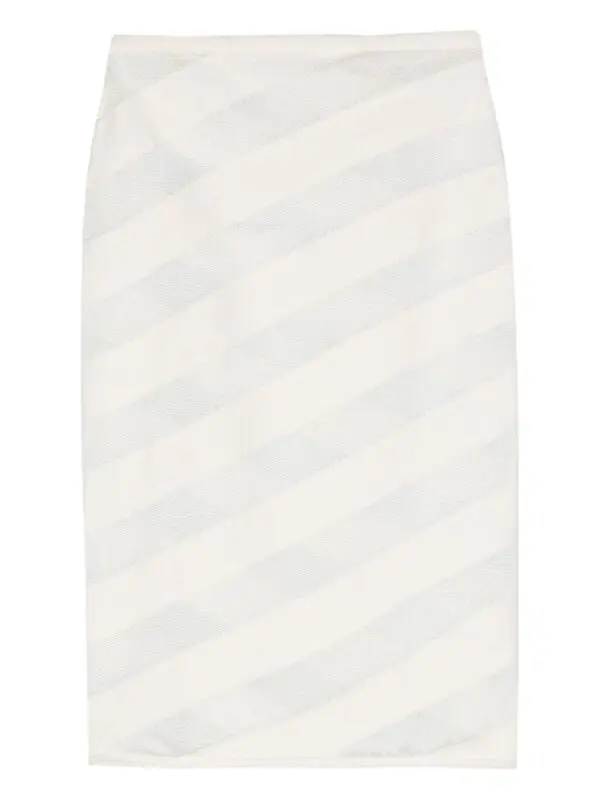 Gimaguas Zebara Semi-sheer Panel Skirt