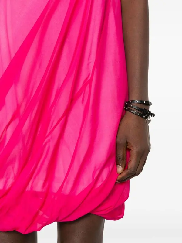 Helmut Lang Silk Mini Dress - Pink