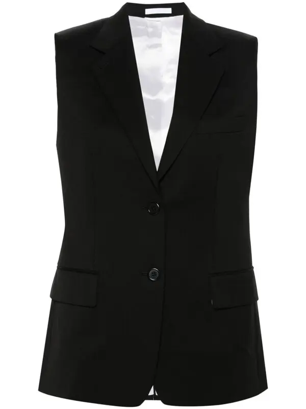 Helmut Lang Virgin-wool Tailored Gilet
