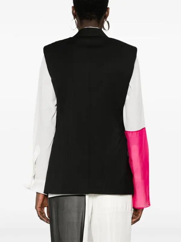 Helmut Lang Virgin-wool Tailored Gilet