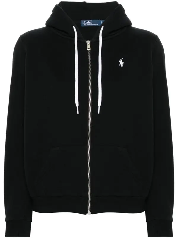 Polo Ralph Lauren Polo Pony Zip-up Hoodie - Black