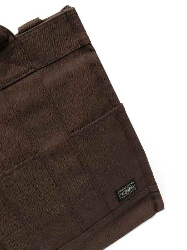 PORTER-YOSHIDA & CO Smoky Logo-patch Tote Bag