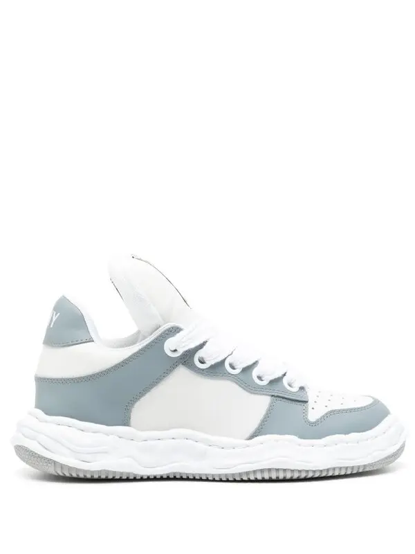 Mihara Yasuhiro Wayne Og Sole Leather Sneakers - Blue