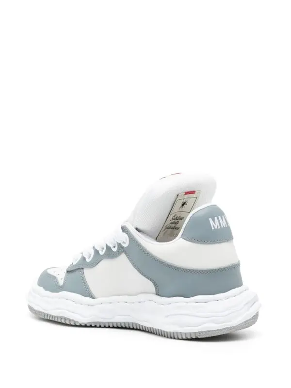 Mihara Yasuhiro Wayne Og Sole Leather Sneakers - Blue