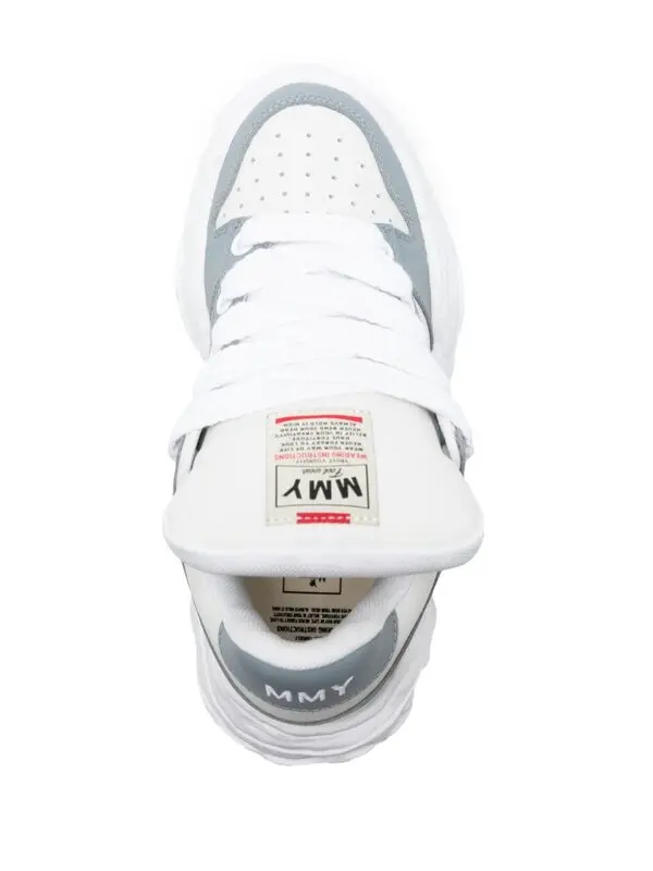 Mihara Yasuhiro Wayne Og Sole Leather Sneakers - Blue