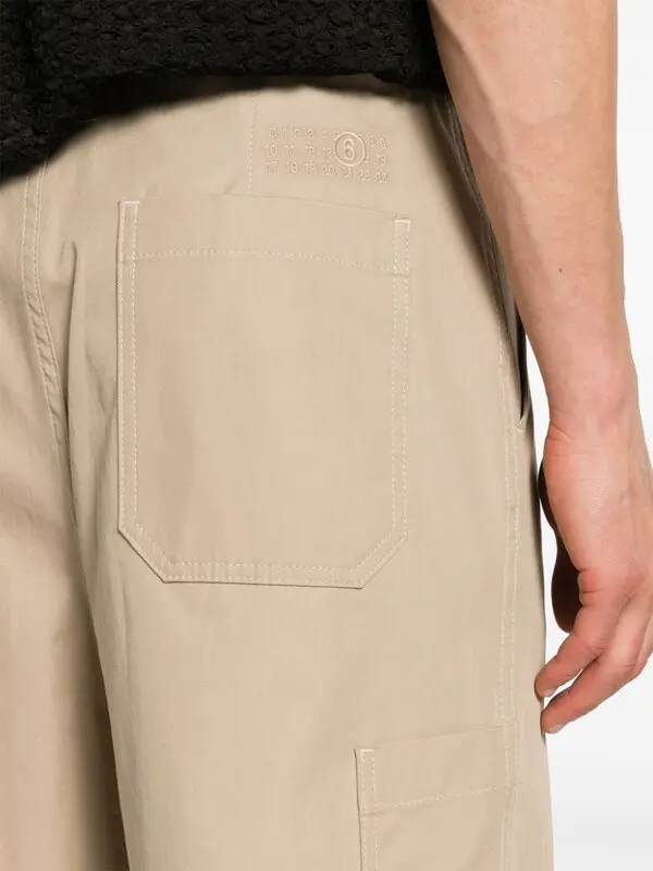 MAISON MARGIELA Mid-rise Straight-leg Trousers - Neutrals