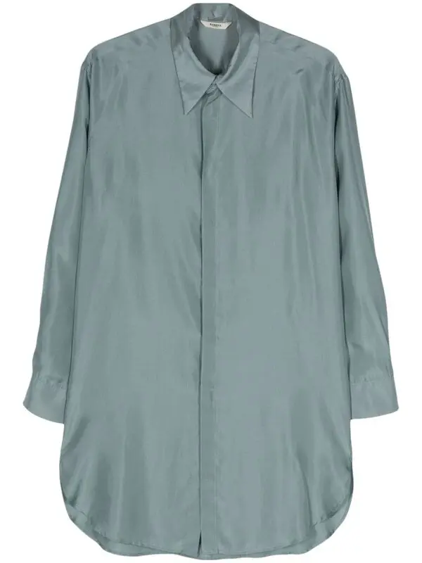 Barena Venezia Lela Pura Silk Shirt - Blue