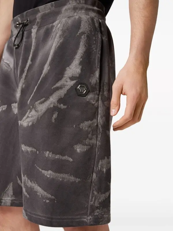 Philipp Plein Tie-dye Bermuda Shorts