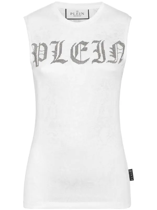 Philipp Plein Crystal-embellished Tank Top