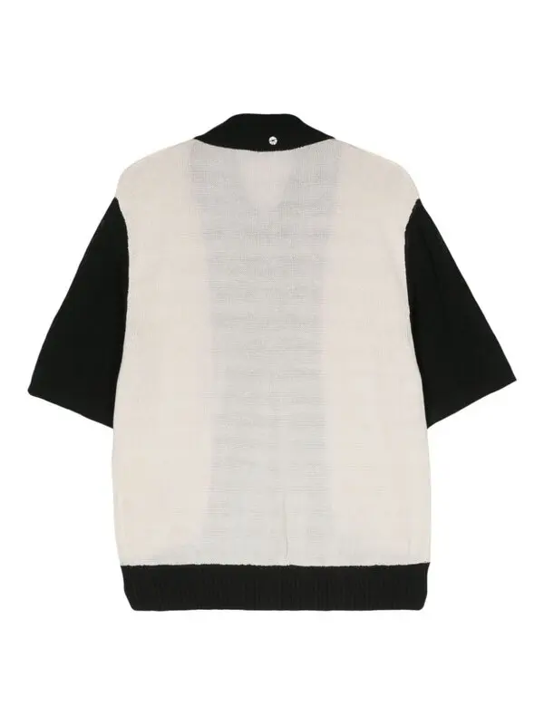 WINNIE N.Y.C Colour-block Knitted Shirt