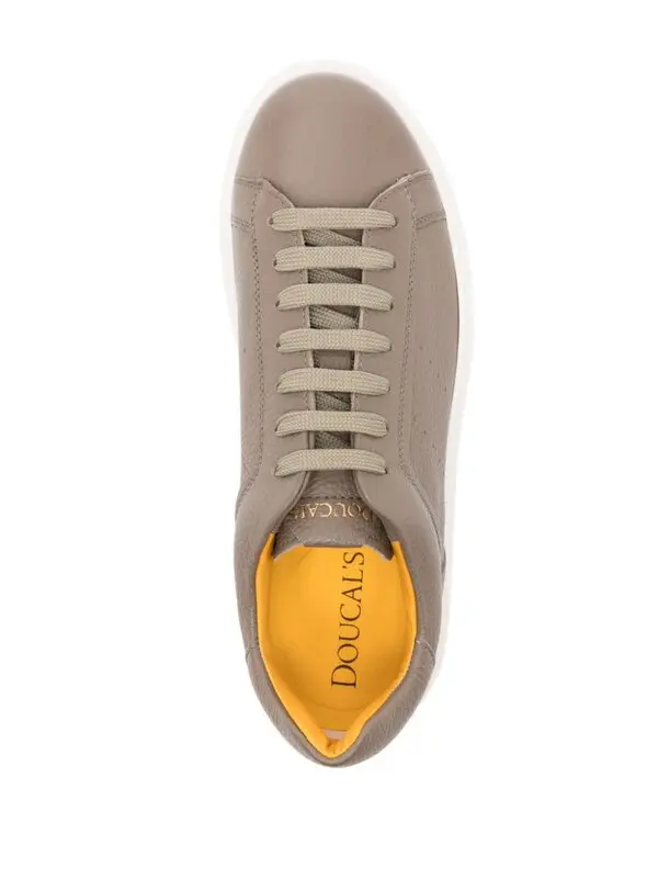 DOUCAL'S Flatform Leather Sneakers