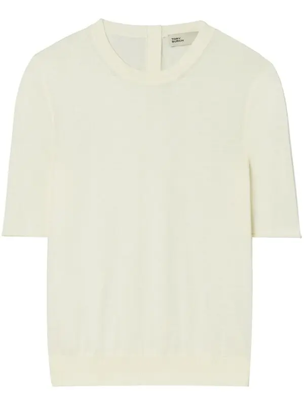 Tory Burch Fine-knit Silk-blend Top