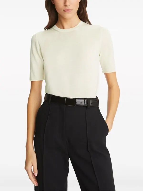 Tory Burch Fine-knit Silk-blend Top
