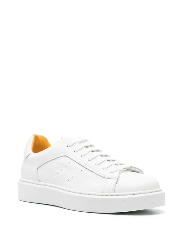 DOUCAL'S Flatform Leather Sneakers